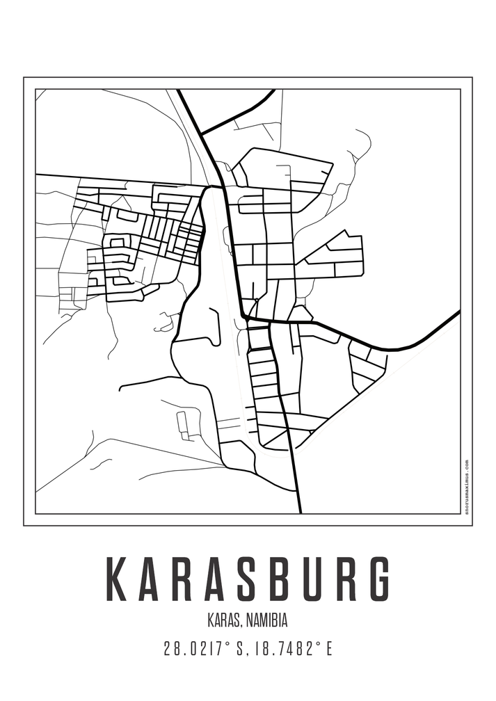 Minimal Map Karasburg – Snorus Store